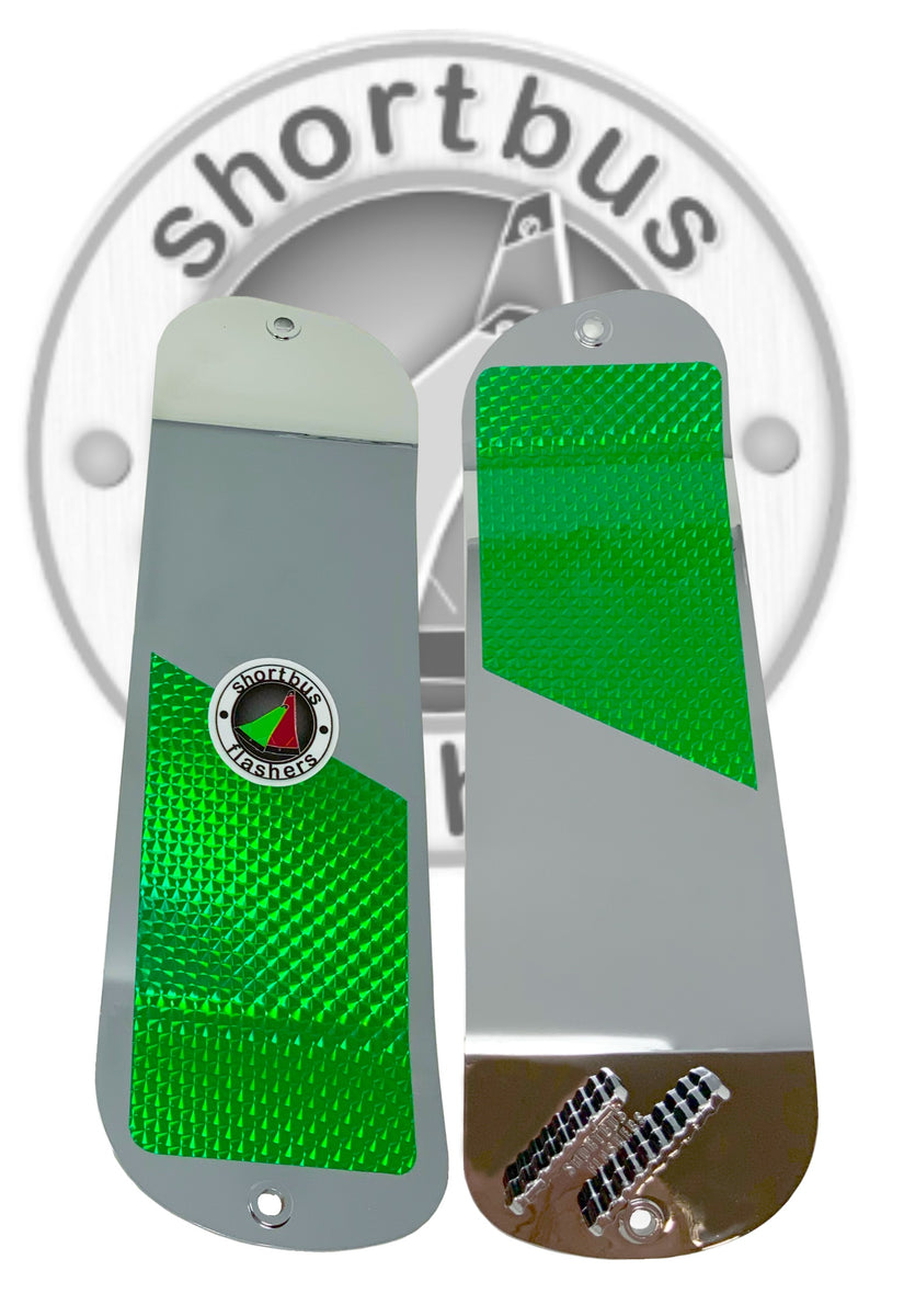 Dipped Mirror Chrome - Kelly Green Scale – ShortBus Flashers